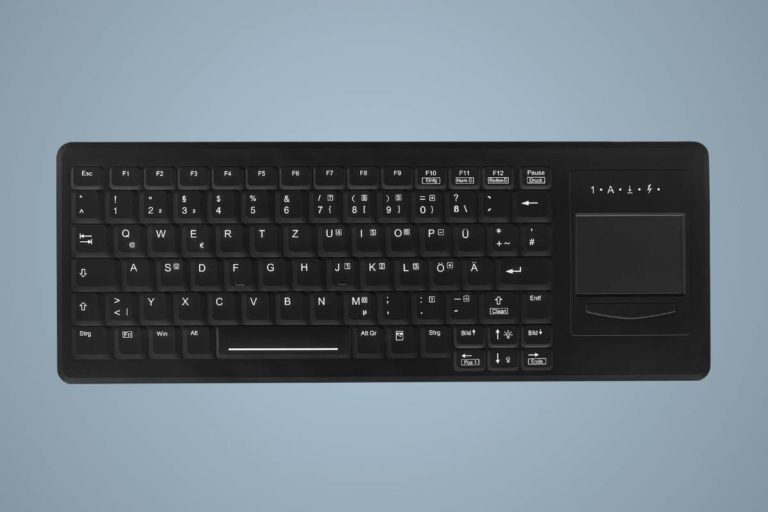 ActiveKey tangentbord med backlit och inbyggd touchpad - Corima